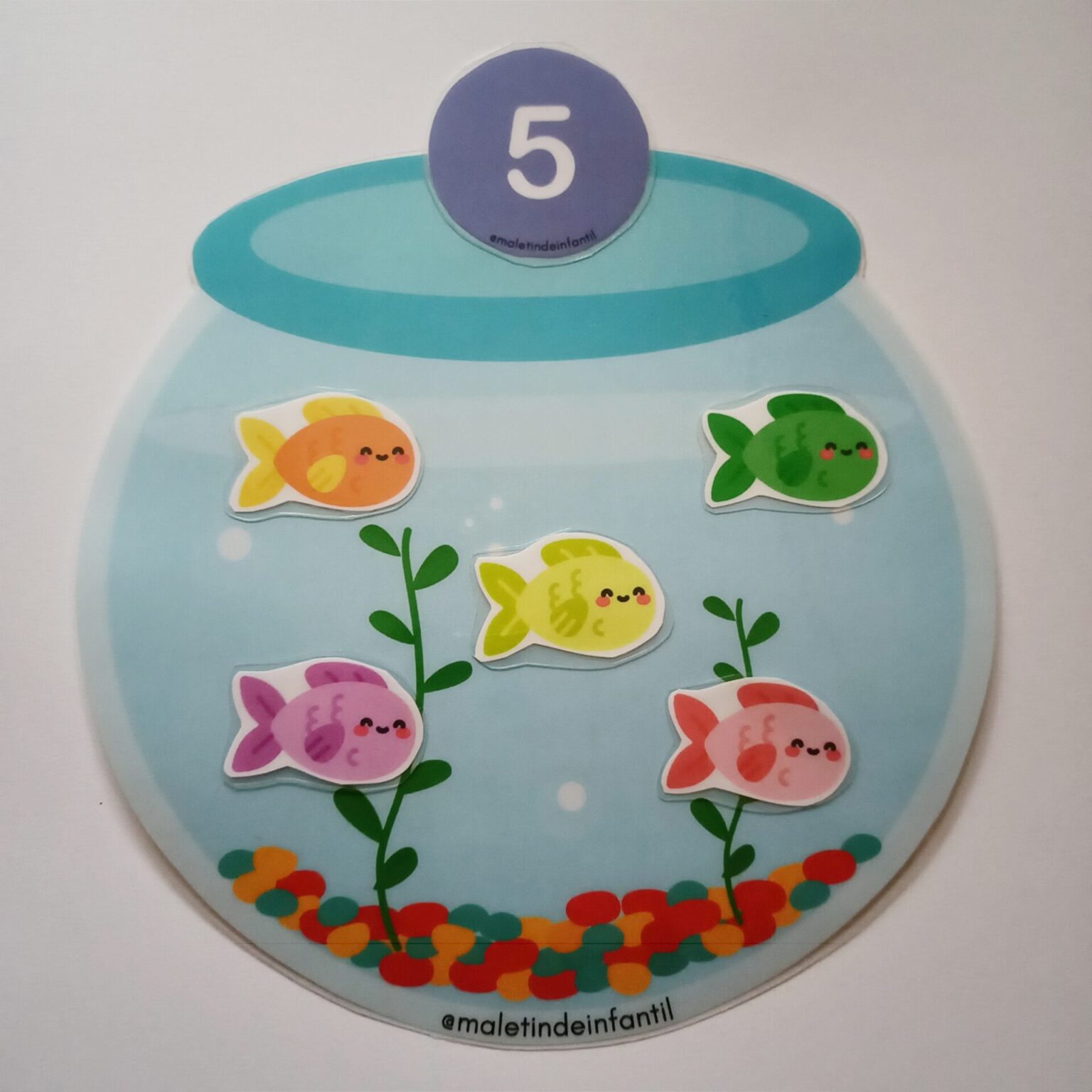 Pecera de conteo - Maletín de Infantil